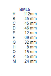 Borneras para motores MARELLI – Tipo BML 5 | Valplassh